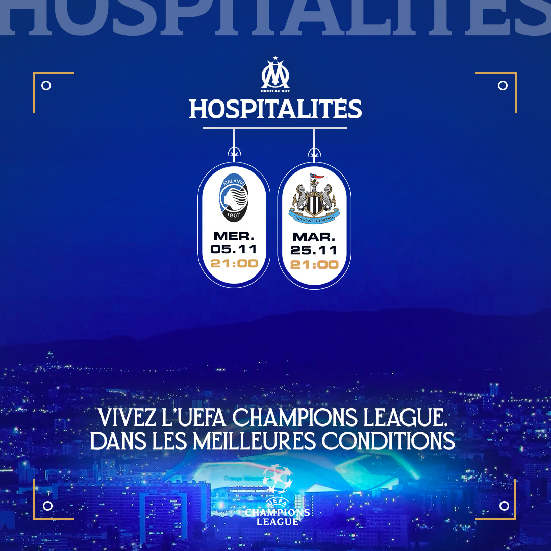 Nos offres Hospitalités VIP | Olympique de Marseille | Olympique de Marseille